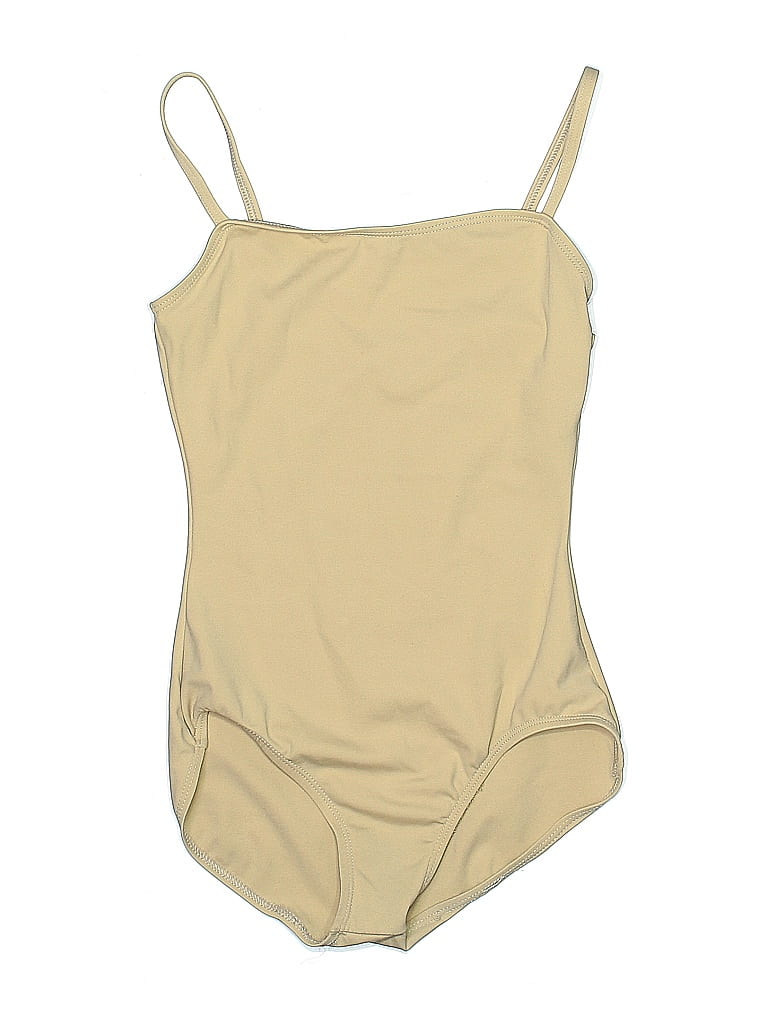Capezio Solid Tan One Piece Swimsuit Size M - 27% off | ThredUp