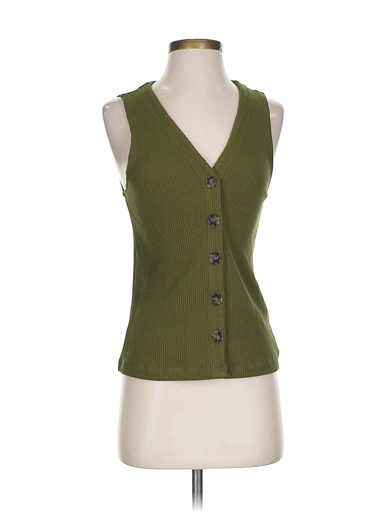 MWL by Madewell Green Sleeveless Blouse Size S - 61% off | ThredUp