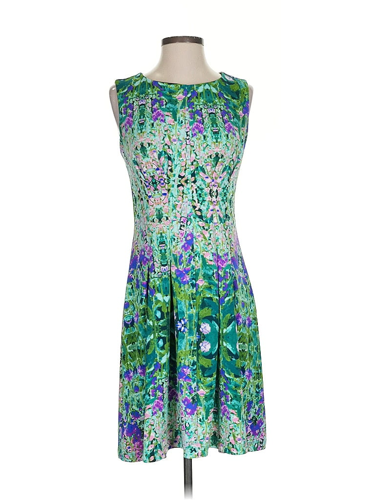 Cynthia Rowley TJX Print Green Cocktail Dress Size 4 - 45% off | ThredUp