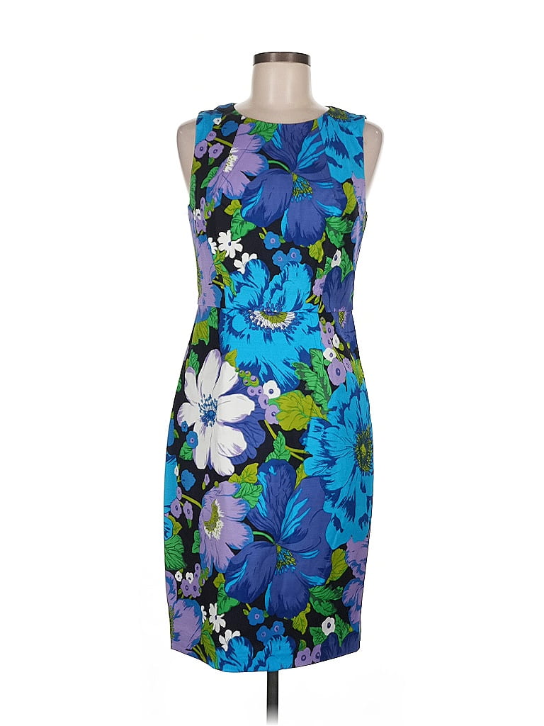 Trina Turk Print Blue Cocktail Dress Size 6 - 79% off | ThredUp