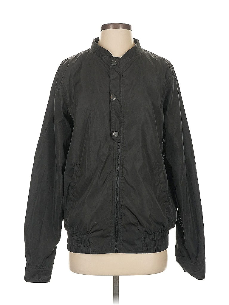 Color By Cotton On 100% Polyester Solid Black Jacket Size S - 56% off ...
