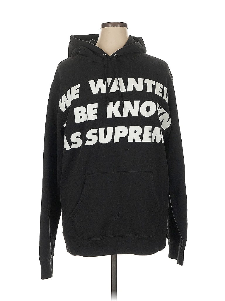 Supreme 100% Cotton Black SS20 Known As Hooded Sweatshirt Size XL - -2% ...