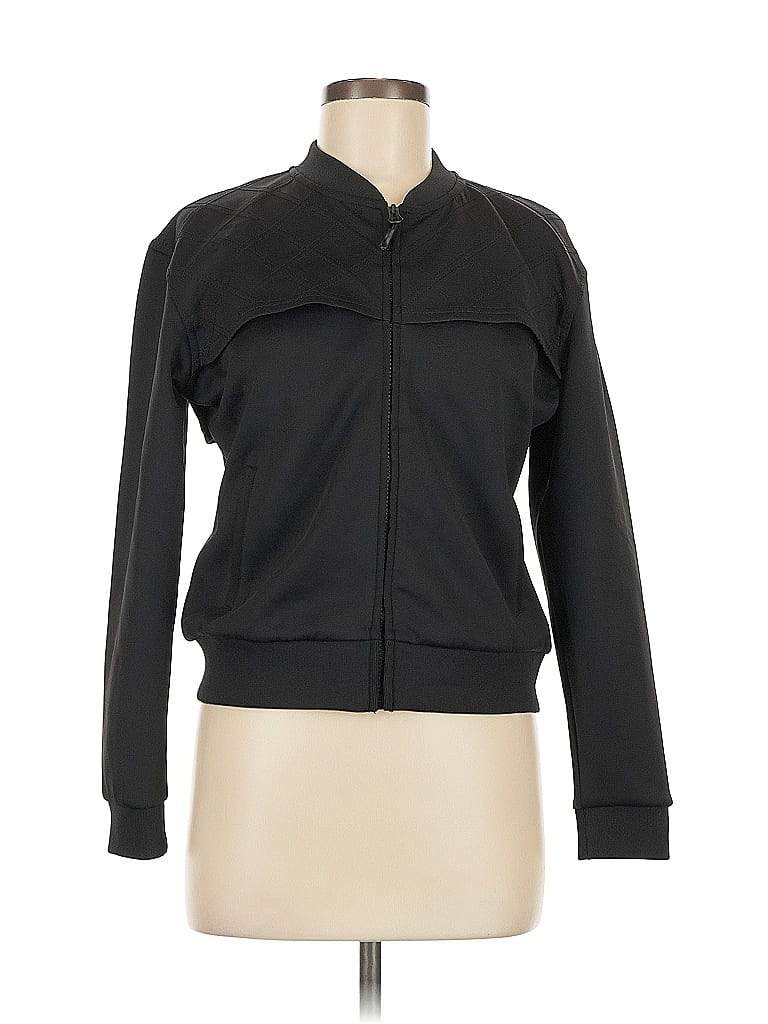 Zyia Active Black Track Jacket Size M - 57% off | ThredUp