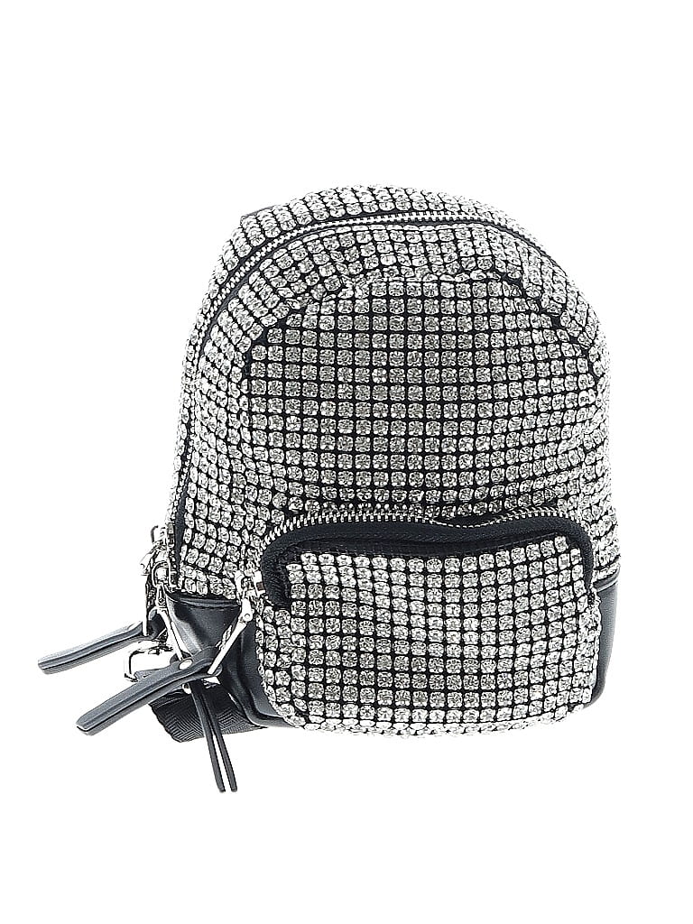 Steve Madden Silver Black Backpack One size - 58% off | ThredUp
