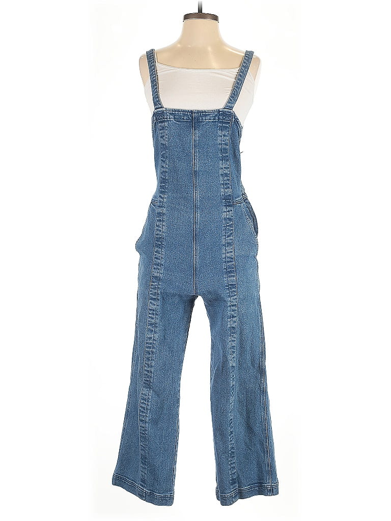 Apiece Apart Blue Overalls Size 6 - 73% off | ThredUp