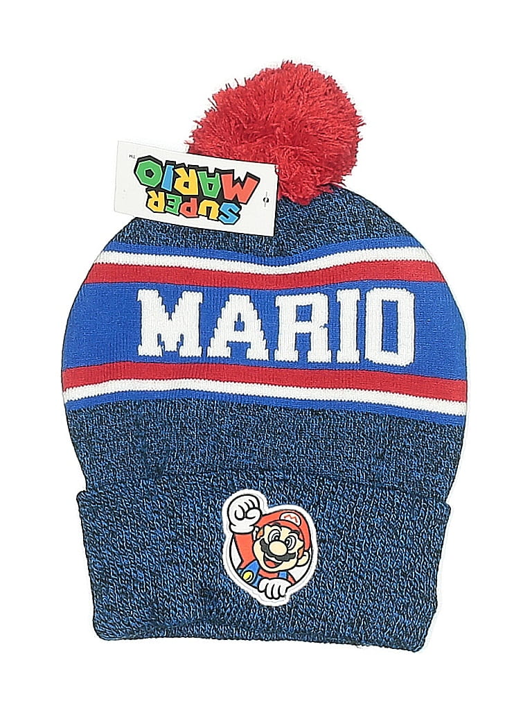 Super Mario Blue Beanie One size (big kids) - 27% off | ThredUp