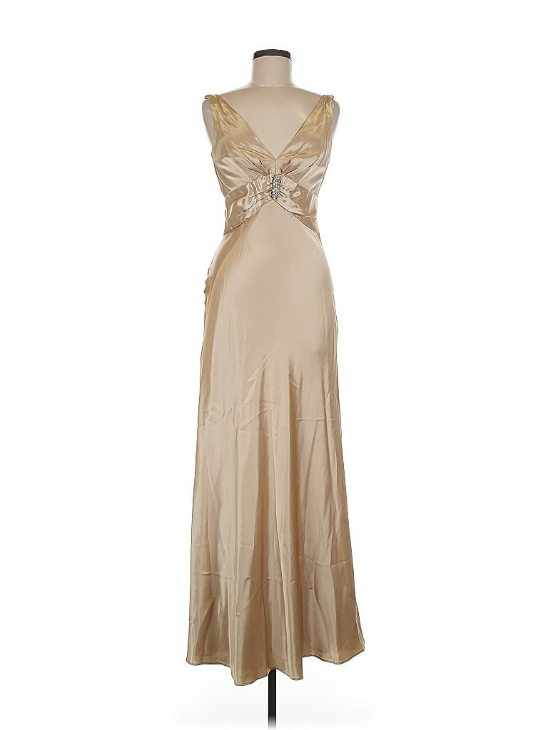 Night Way Collections Tan Cocktail Dress Size 6 - 40% off | ThredUp