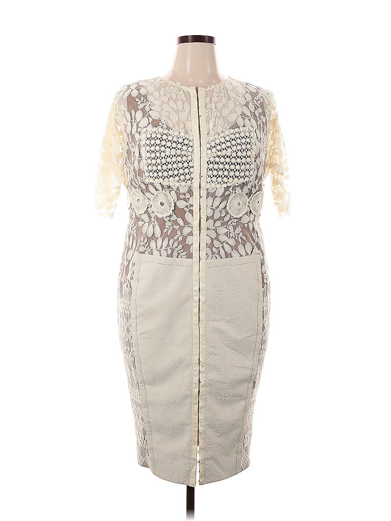 Beguile by Byron Lars Ivory Cocktail Dress Size 14 - 72% off | ThredUp