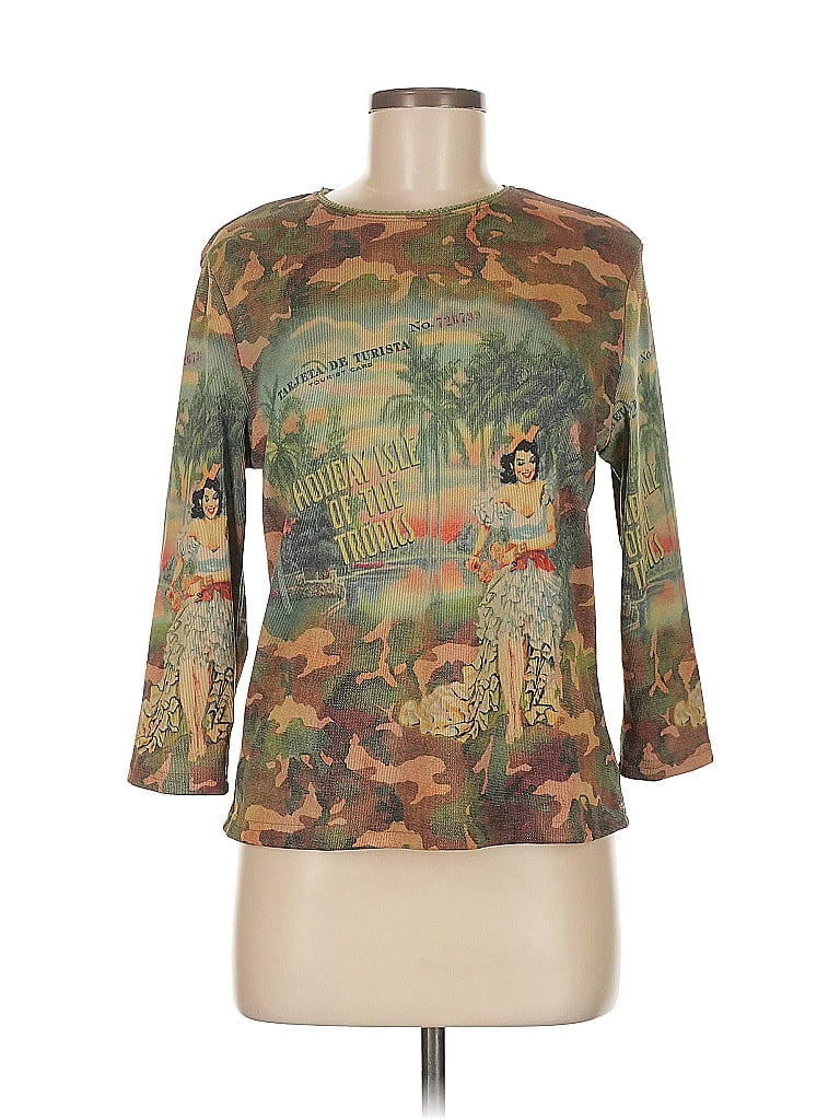 DB Sport Green 3/4 Sleeve Top Size M - 31% off | ThredUp