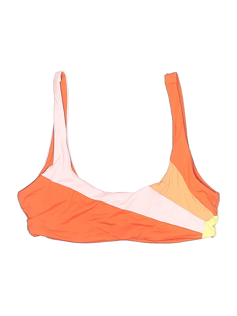 L Space Color Block Orange Swimsuit Top Size XL - 62% off | ThredUp