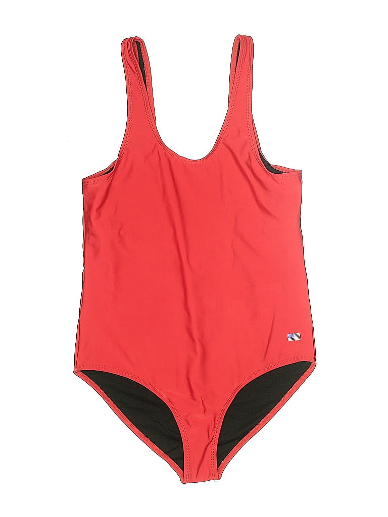 Assorted Brands Solid Red One Piece Swimsuit Size M - 42% off | ThredUp