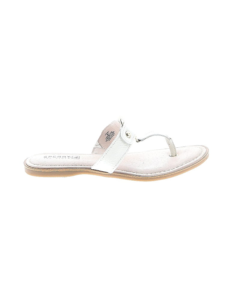 Sperry Top Sider White Sandals Size 6 1/2 - 42% off | ThredUp