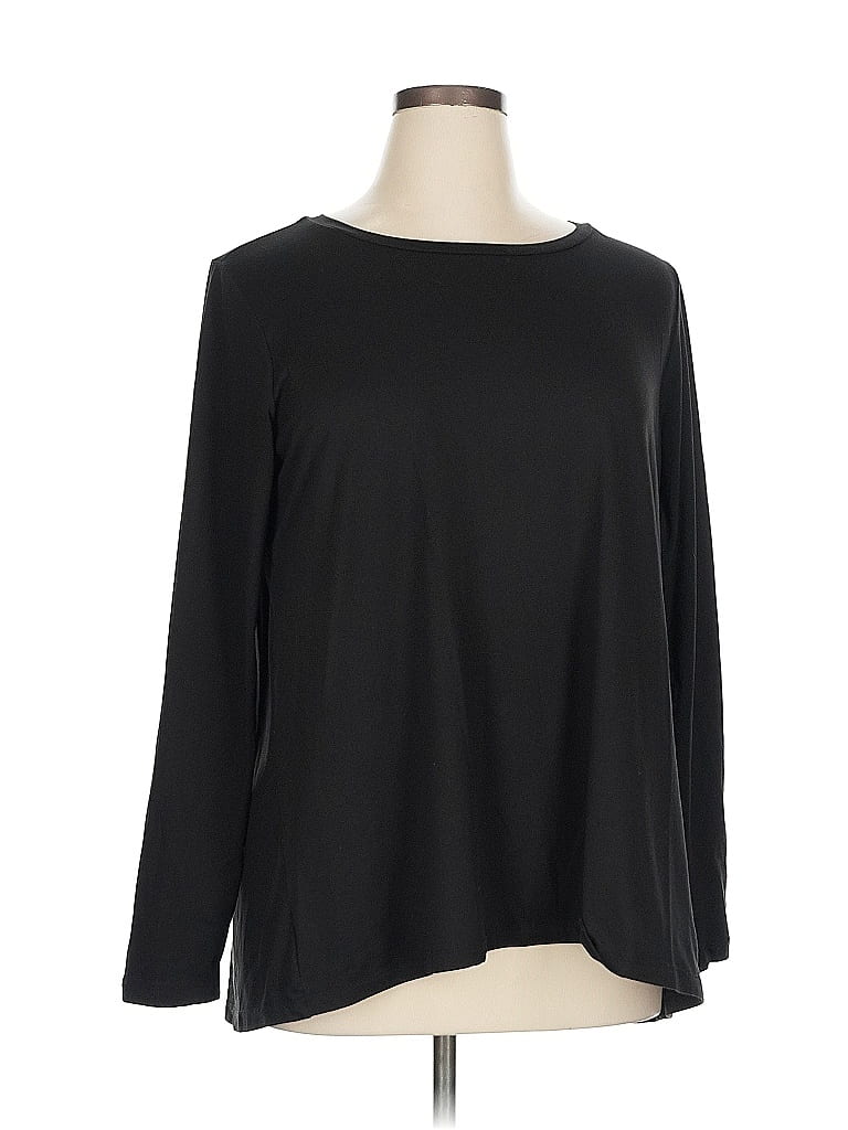 Bobeau Black Long Sleeve Top Size XL - 58% off | ThredUp