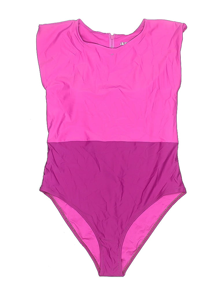 aava Color Block Pink One Piece Swimsuit Size XXL - 72% off | ThredUp