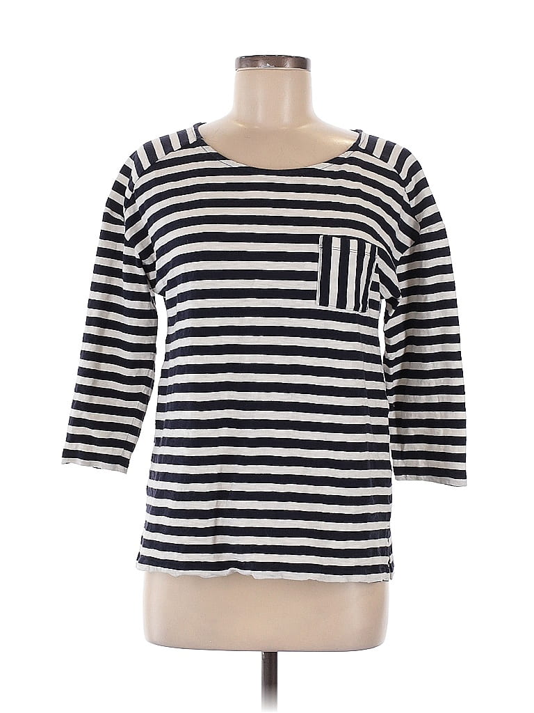 Talbots 100% Cotton Blue 3/4 Sleeve T-Shirt Size M - 72% off | ThredUp