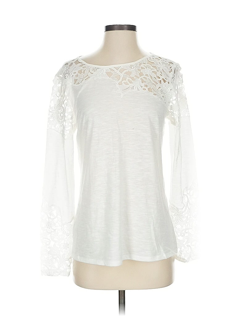 Sundance White Long Sleeve Top Size S - 67% off | ThredUp
