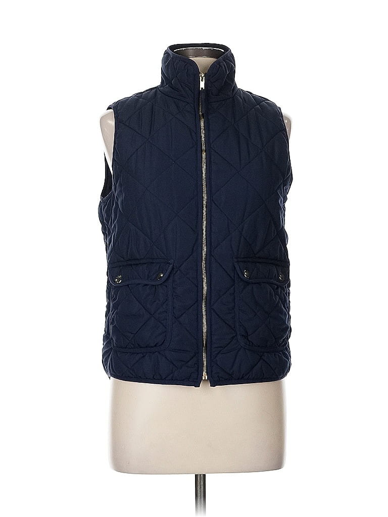 Thread & Supply 100% Polyester Blue Vest Size M - 75% off | ThredUp