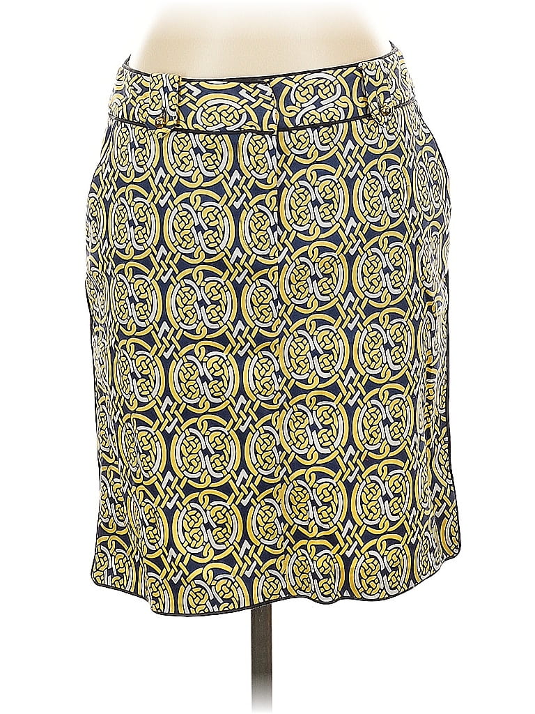Elizabeth McKay Print Yellow Formal Skirt Size 4 - 83% off | ThredUp