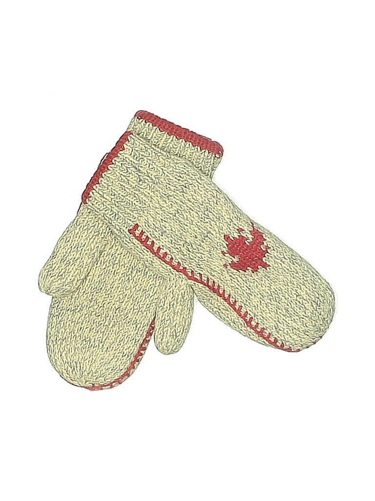 Roots Ivory Gray Mittens One size (toddler) - 52% off | ThredUp