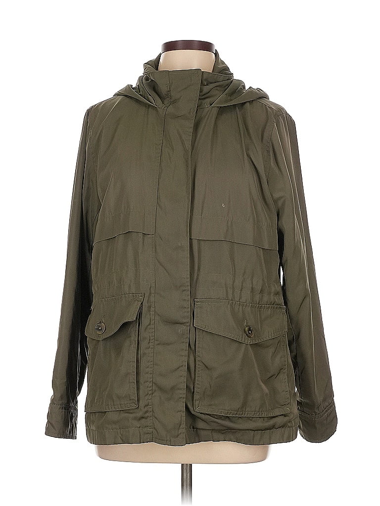 Universal Thread 100% Polyester Green Jacket Size L - 21% off | ThredUp