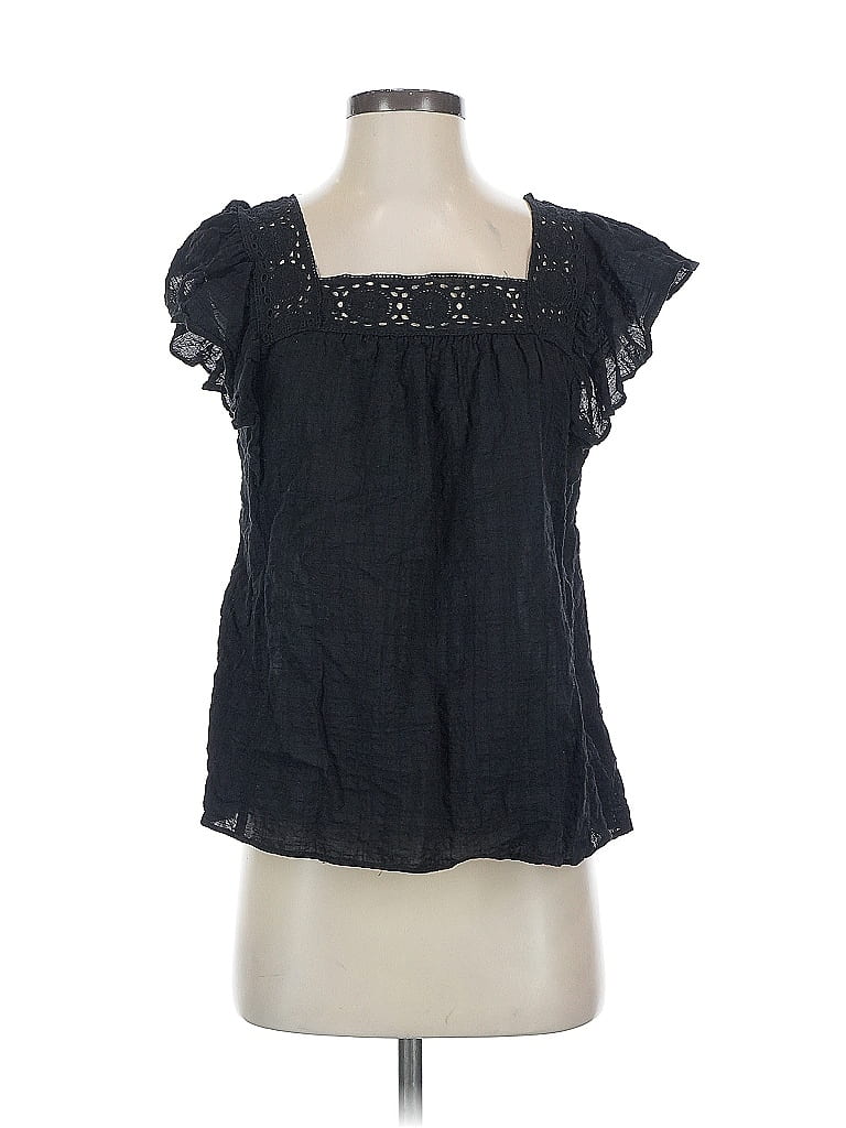 Max Studio Black Short Sleeve Blouse Size S - 71% off | ThredUp