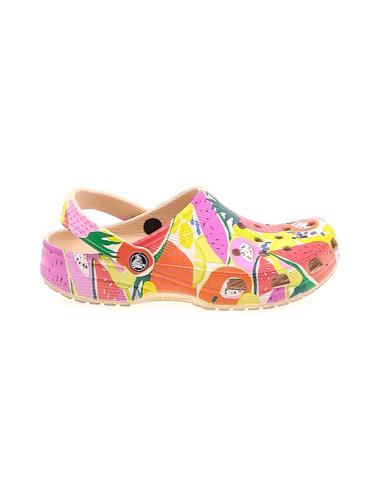 Crocs Tropical Pink Orange Mule/Clog Size 7 - 0% off | ThredUp