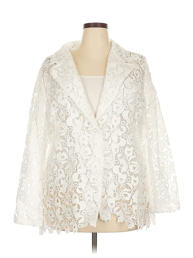 Jessica London 100% Polyester Ivory Kimono Size 20 - 63% off | ThredUp