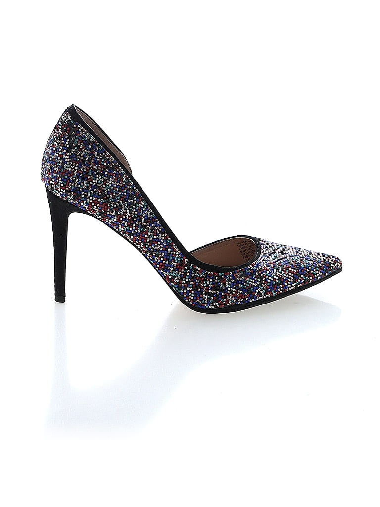 Inca's Inc Black Silver Heels Size 7 1/2 - 52% off | ThredUp