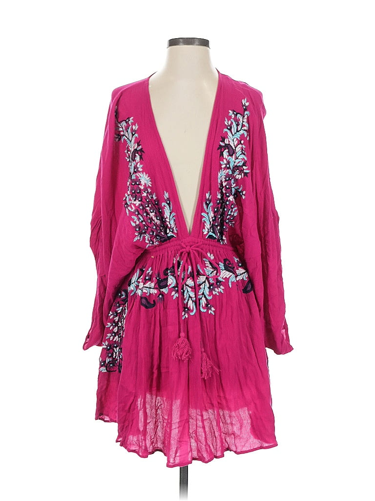 Free People 100% Rayon Pink Cocktail Dress Size S - 67% off | ThredUp