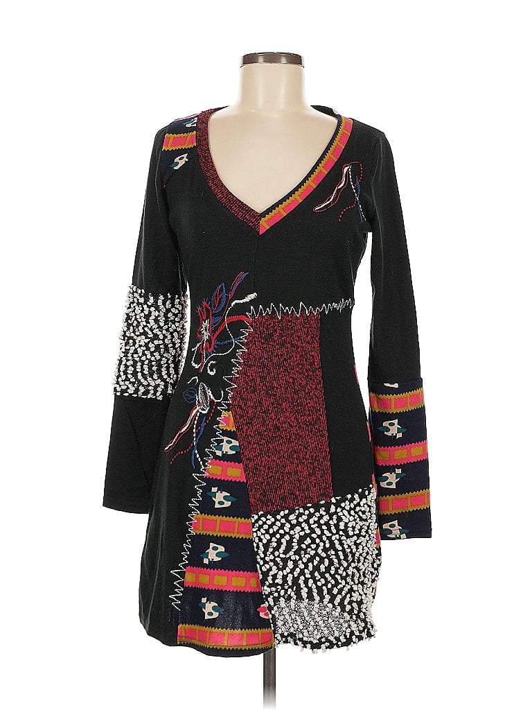 Kessley Graphic Black Casual Dress Size M - 47% off | ThredUp