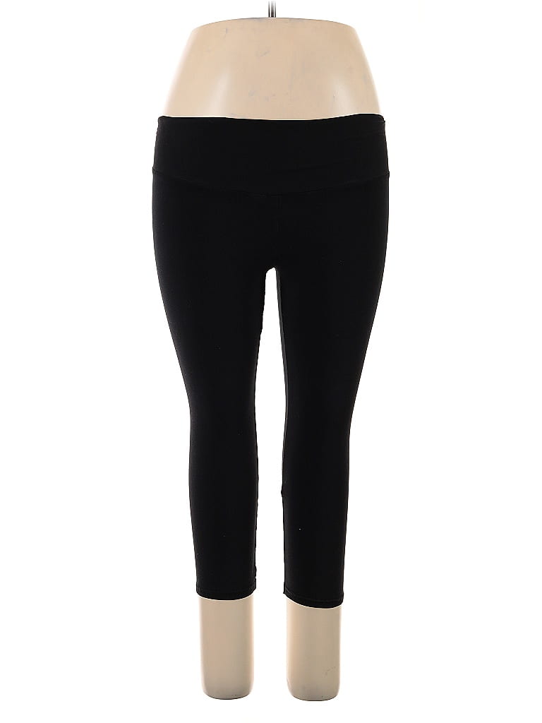 Mind Body & Soul Black Active Pants Size XL - 41% off | ThredUp