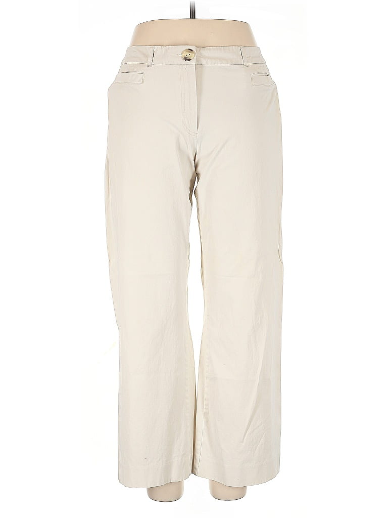 George Solid Ivory Casual Pants Size 14 - 44% off | ThredUp