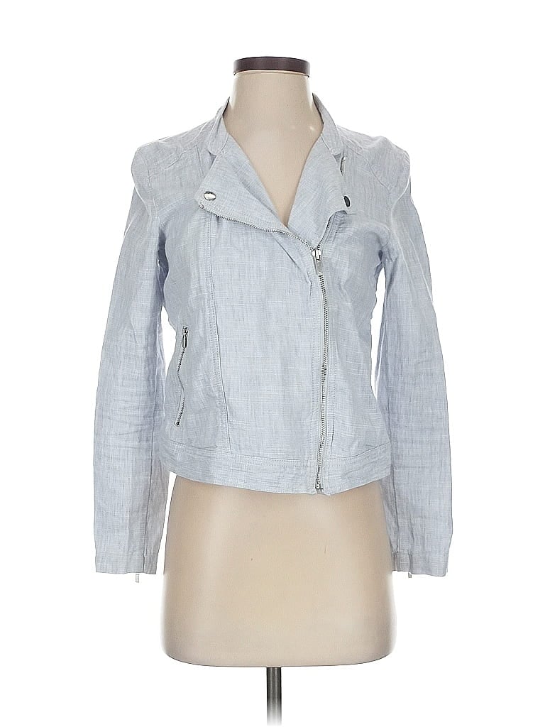 Ann Taylor LOFT Blue Jacket Size S (petite) - 72% off | ThredUp