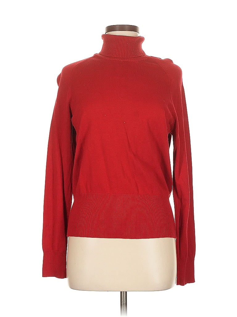 Talbots Red Turtleneck Sweater Size L - 76% off | ThredUp