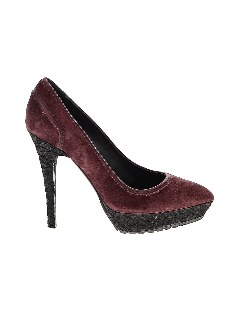 Burberry Burgundy Heels Size EU 39 - 84% off | ThredUp
