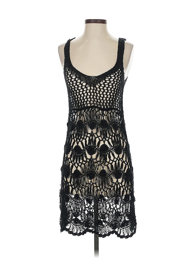 Tigerlily 100% Acrylic Black Swimsuit Cover Up Size 6 - 75% off | ThredUp