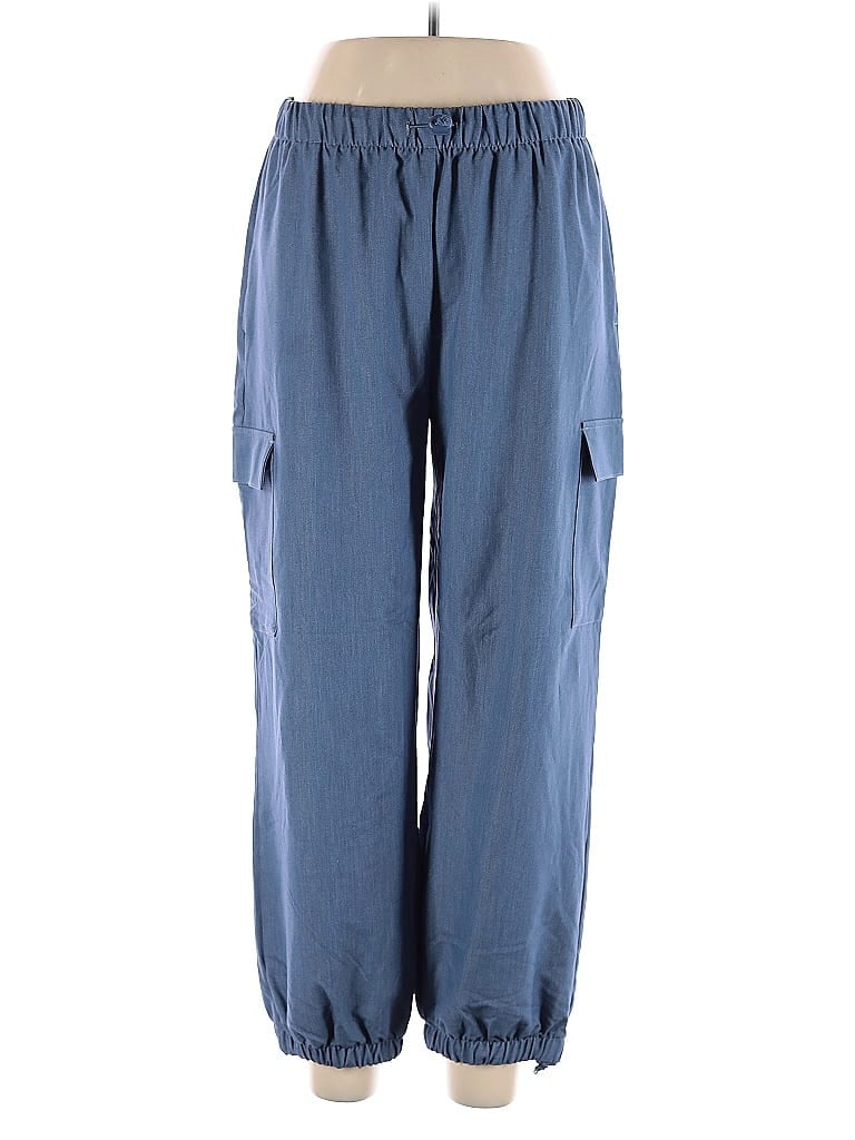 Meg & Margot Blue Cargo Pants Size L - 56% off | ThredUp