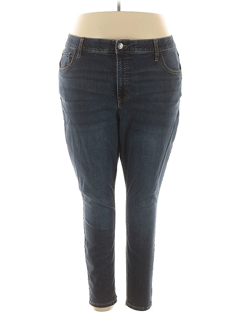 Ava & Viv Blue Jeans Size 22 - 18% off | ThredUp
