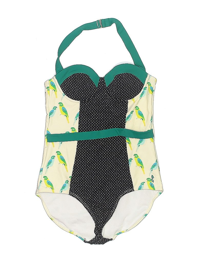 Lime Ricki Graphic Green One Piece Swimsuit Size M - 68% off | ThredUp