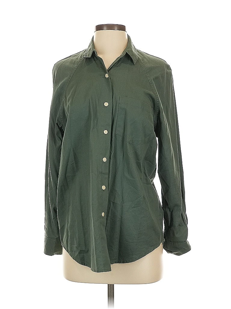 Universal Thread Green Long Sleeve Button-Down Shirt Size XS - 26% off ...