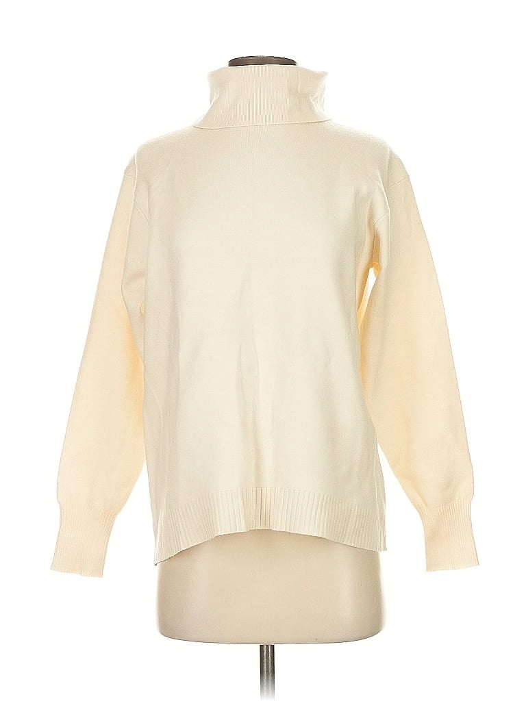 Uniqlo Ivory Turtleneck Sweater Size S - 47% off | ThredUp