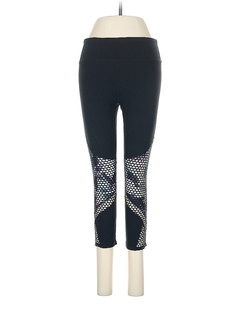 Fabletics Graphic Black Active Pants Size M - 58% off | ThredUp