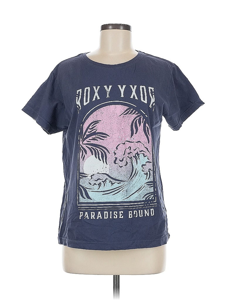 Roxy Blue Short Sleeve T-Shirt Size M - 36% off | ThredUp