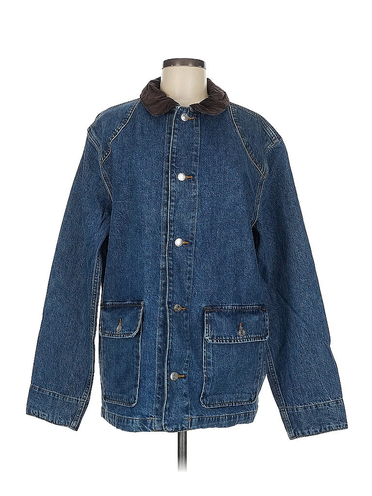 Everlane 100% Organic Cotton Blue Denim Jacket Size M - 20% off | ThredUp