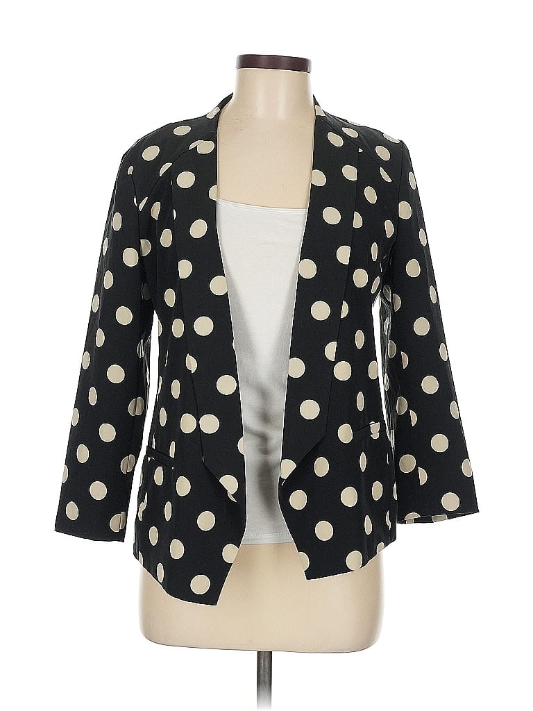 Corey Lynn Calter 100% Polyester Polka Dots Gold Blazer Size 6 - 80% ...