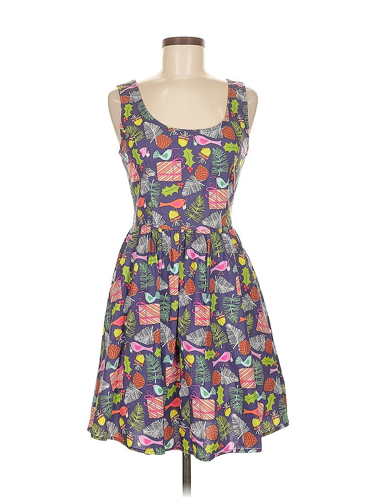 Retrolicious 100% Cotton Hearts Gray Casual Dress Size M - 59% off ...