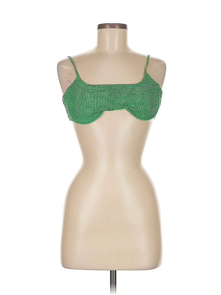 Le Lis 100% Cotton Green Sleeveless Top Size M - 73% off | ThredUp