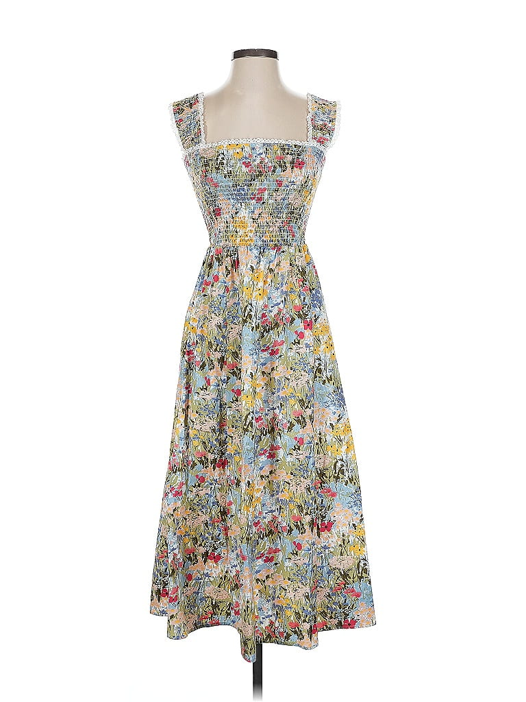 Reformation Floral Gray Casual Dress Size S - 47% off | ThredUp