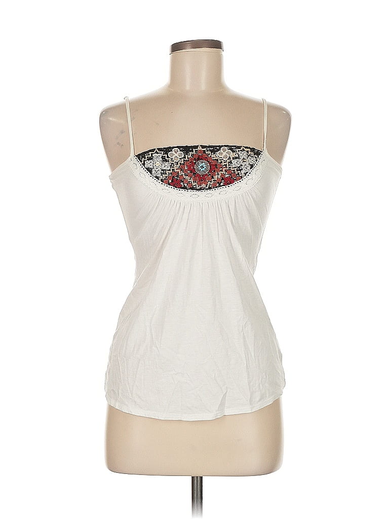 Ruby Sky White Sleeveless Blouse Size M - 26% off | ThredUp