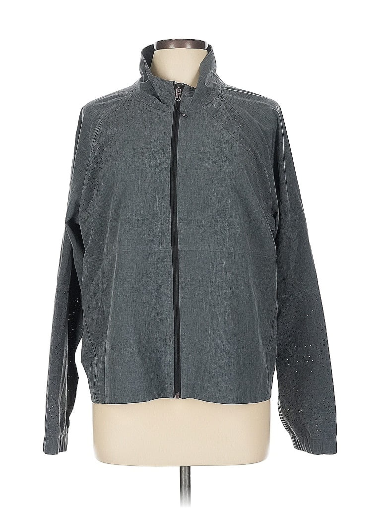 Calia by Carrie Underwood Gray Track Jacket Size L - 58% off | ThredUp
